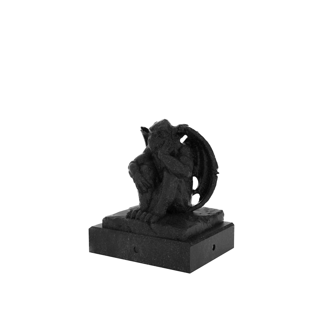 Gargoyle Statue, Fence Post Topper, 4x4 Post Caps, Garden Decor, Garden ...