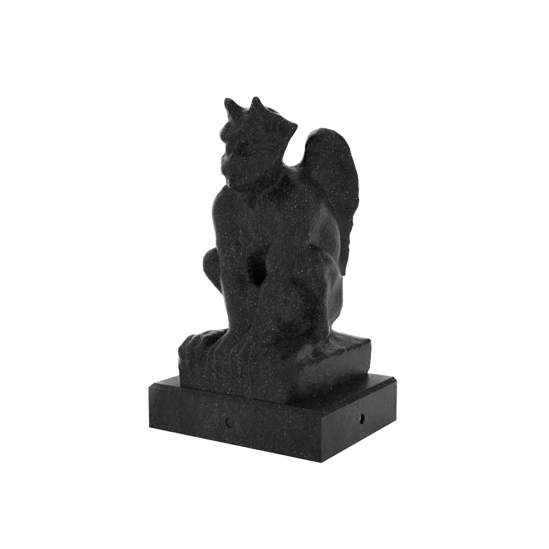 Gargoyle Statue, Fence Post Topper, 4x4 Post Caps, Garden Decor, Garden ...
