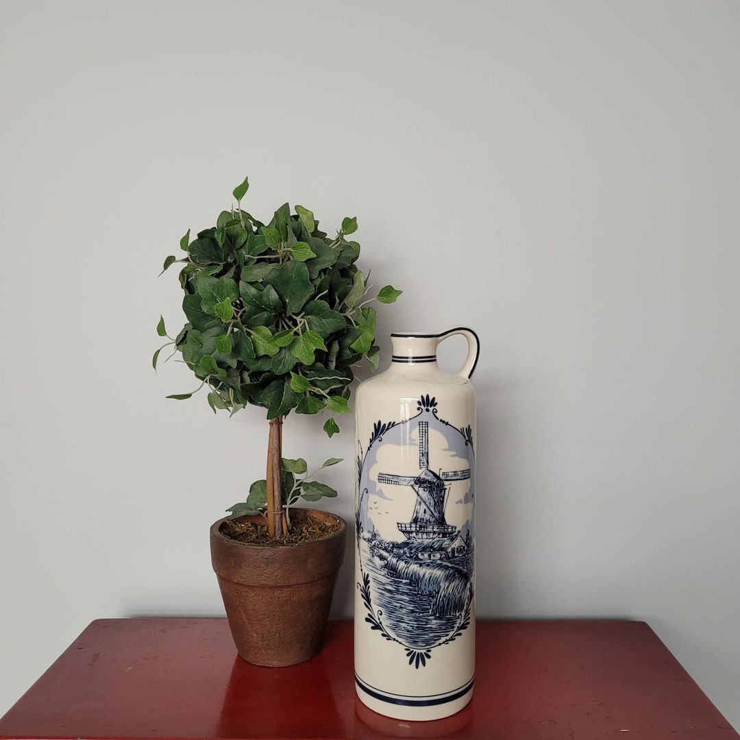 Bols Blue Delft Decanter/ Made in Holland - Etsy