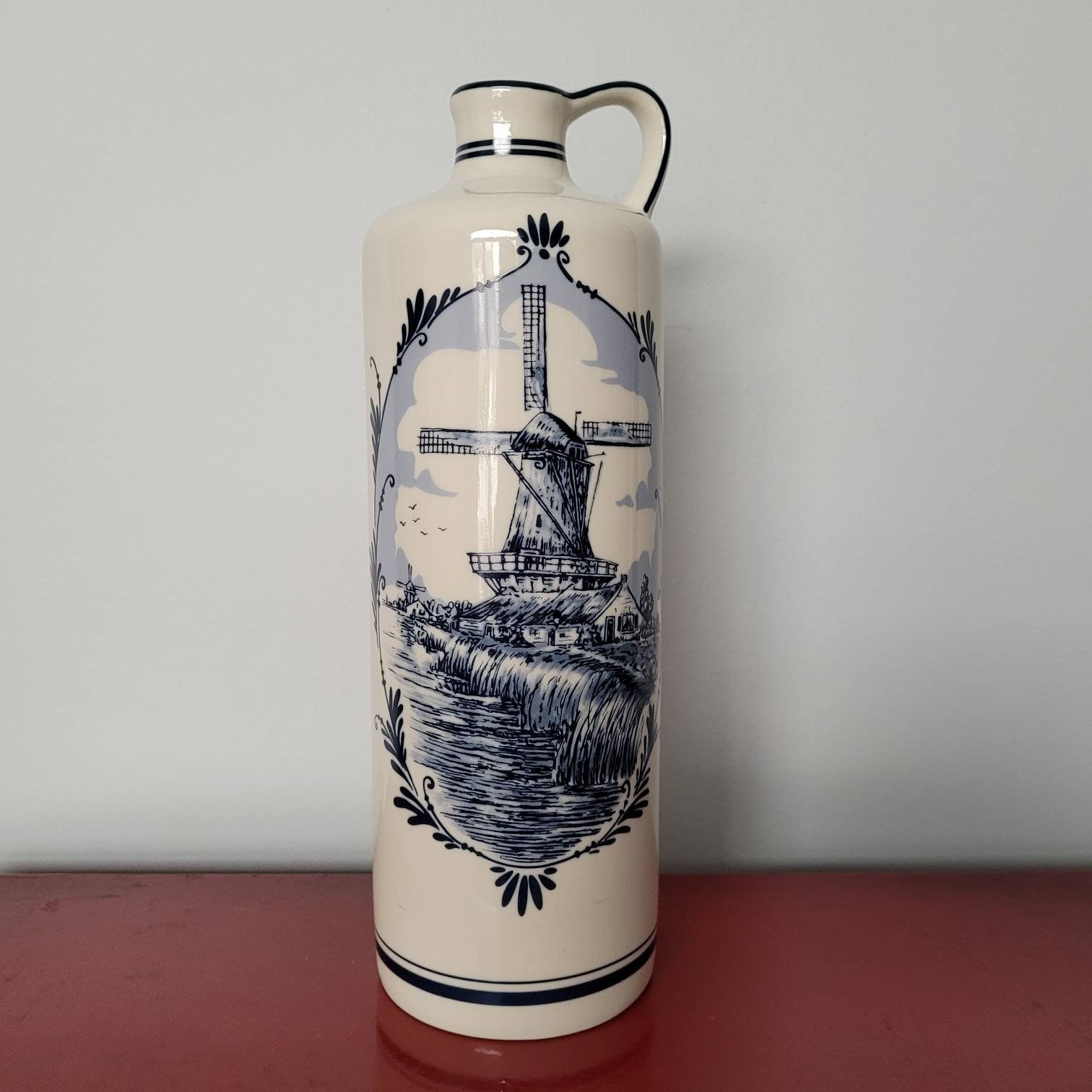 Bols Blue Delft Decanter/ Made in Holland - Etsy