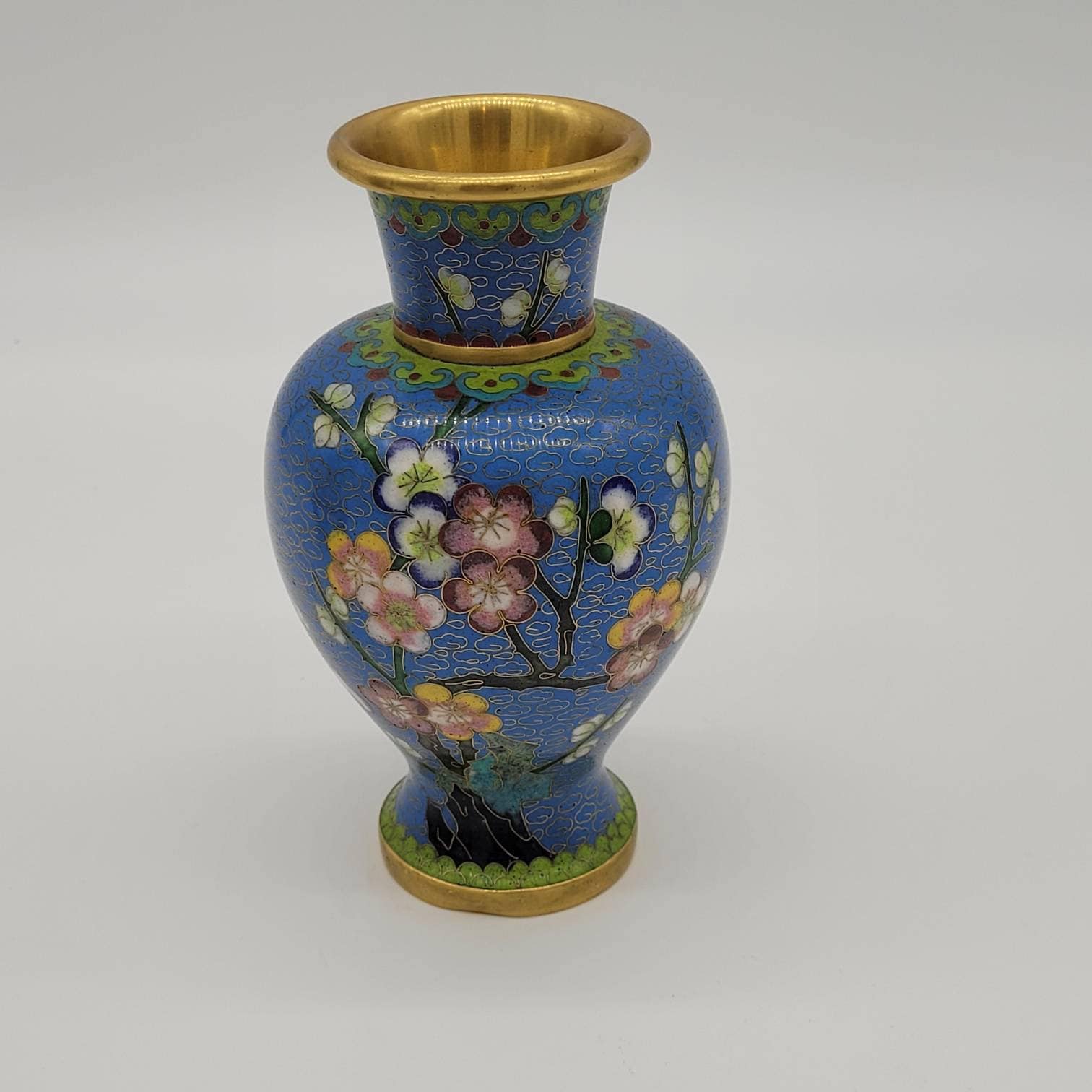 Cloisonne Cherry Blossom Vase / Small Cloisonne Vases/ Cherry - Etsy