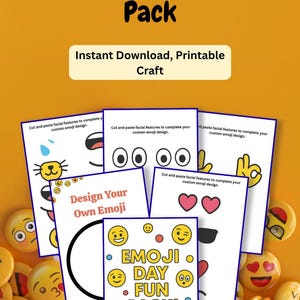 Design Your Own Emoji Printable Pack | Fun Screen-free Activity for ...