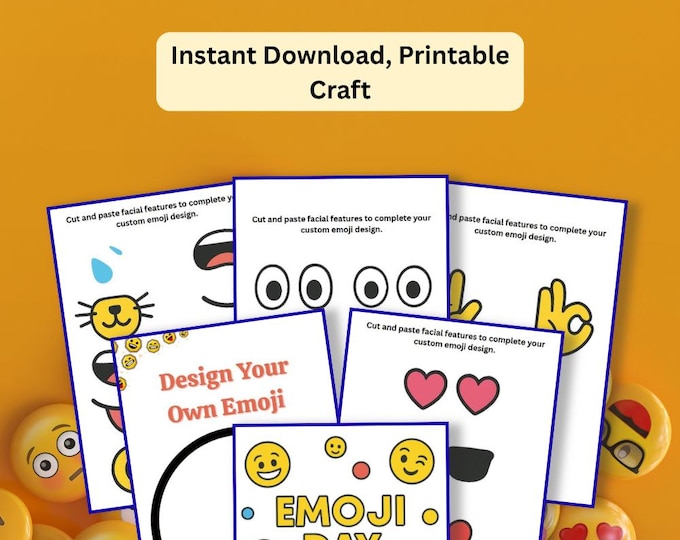 Design Your Own Emoji Printable Pack | Fun Screen-free Activity for ...