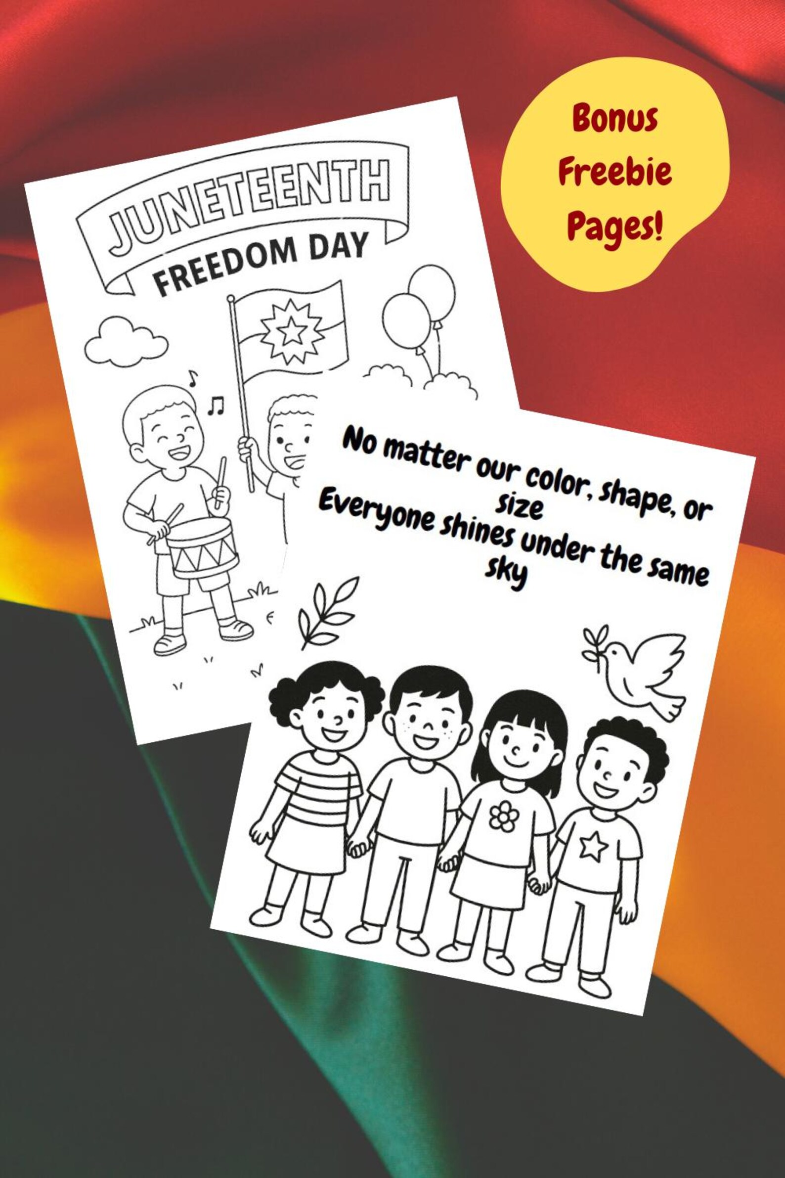 Juneteenth Activity Pack – Educational & Fun Printable for Kids - Etsy