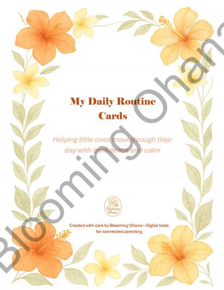 Toddler Routine Cards Printable – Daily Visual Schedule for Kids ...