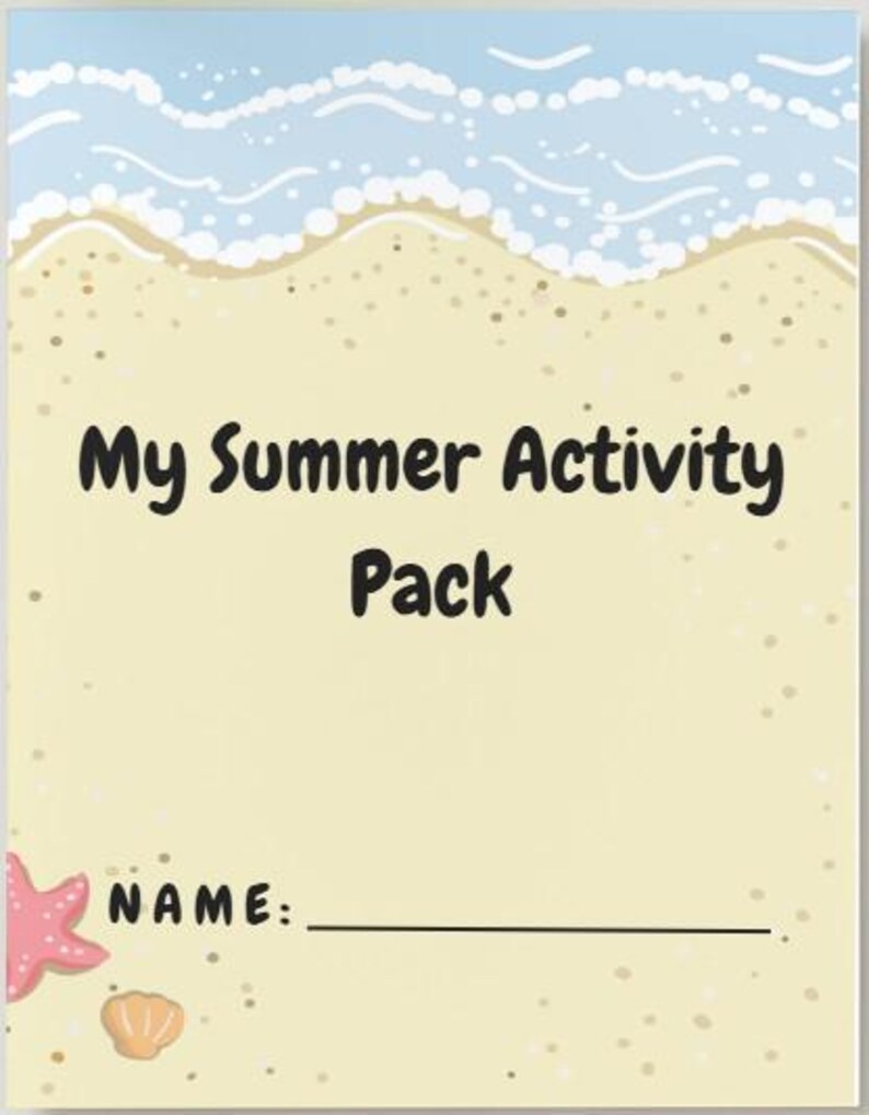 Hello Summer Activity Pack – Printable Fun for Kids (10+ Pages!) - Etsy