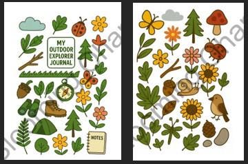 Seasonal Outdoor Activity Kit – Printable Nature Journal & Nature Play ...