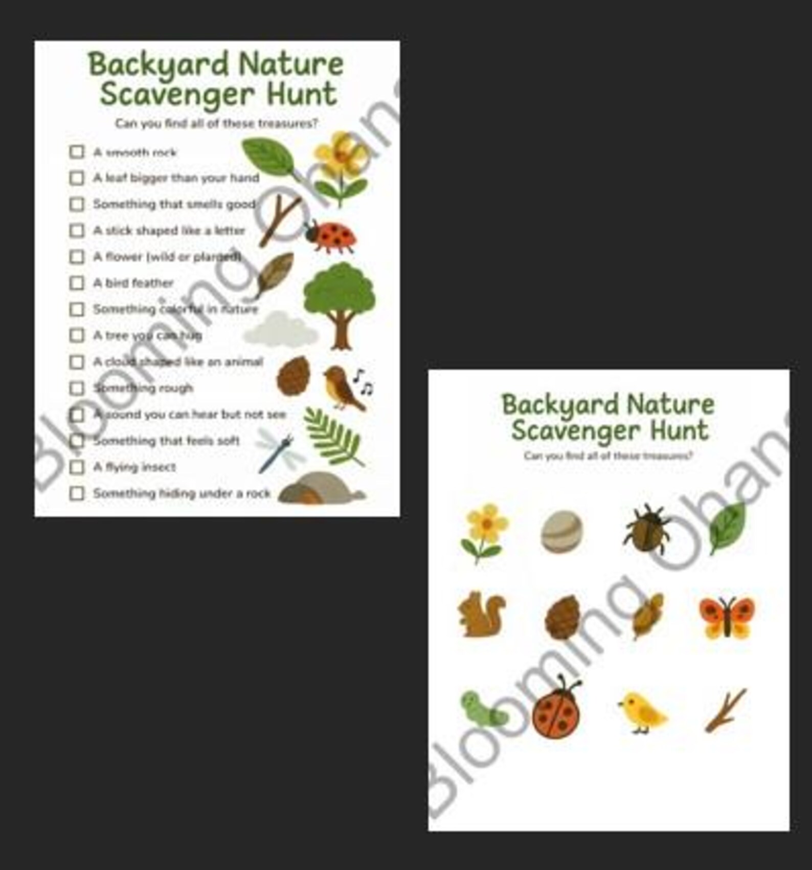 Seasonal Outdoor Activity Kit – Printable Nature Journal & Nature Play ...