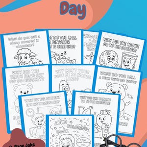 Joke Coloring Book — Printable Fun for Kids! - Etsy