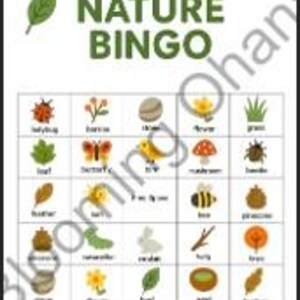 Seasonal Outdoor Activity Kit – Printable Nature Journal & Nature Play ...