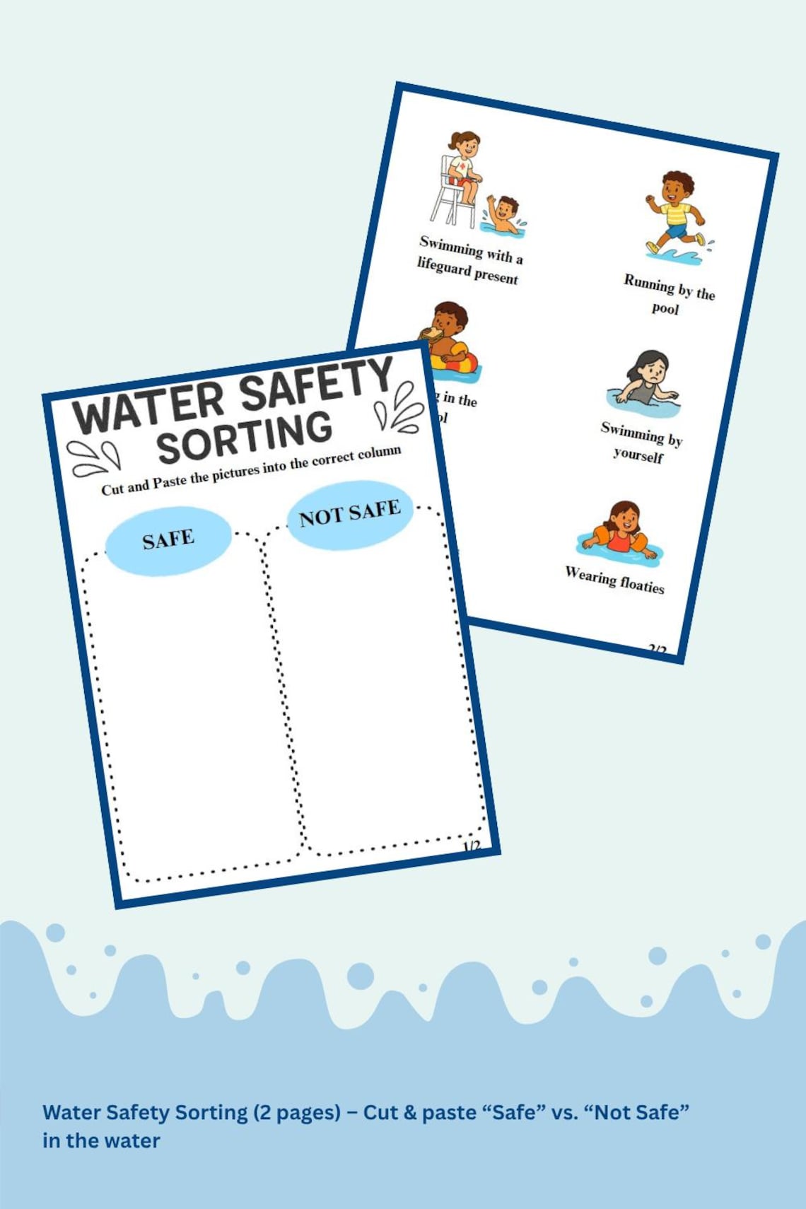Water Play Activity Pack for Kids | Summer Water Fun Printables | Water ...