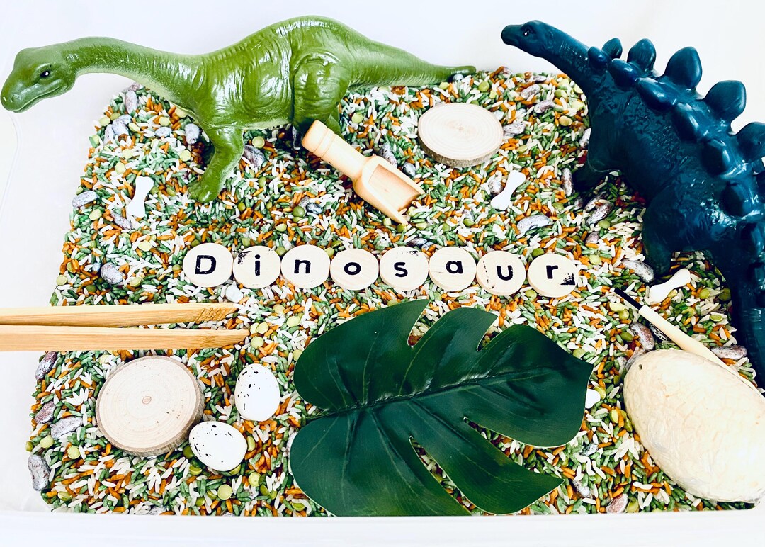 XL Dino Dig Sensory Bin Kit, Kids Activity Kit, Sensory Play Kit ...
