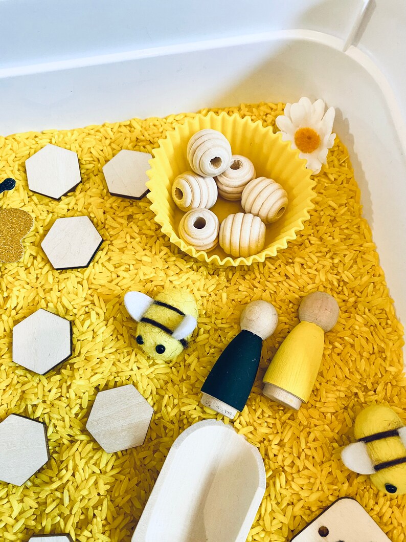 Busy Bee Sensory Kit Kids Busy Box Sensory Bin | Etsy