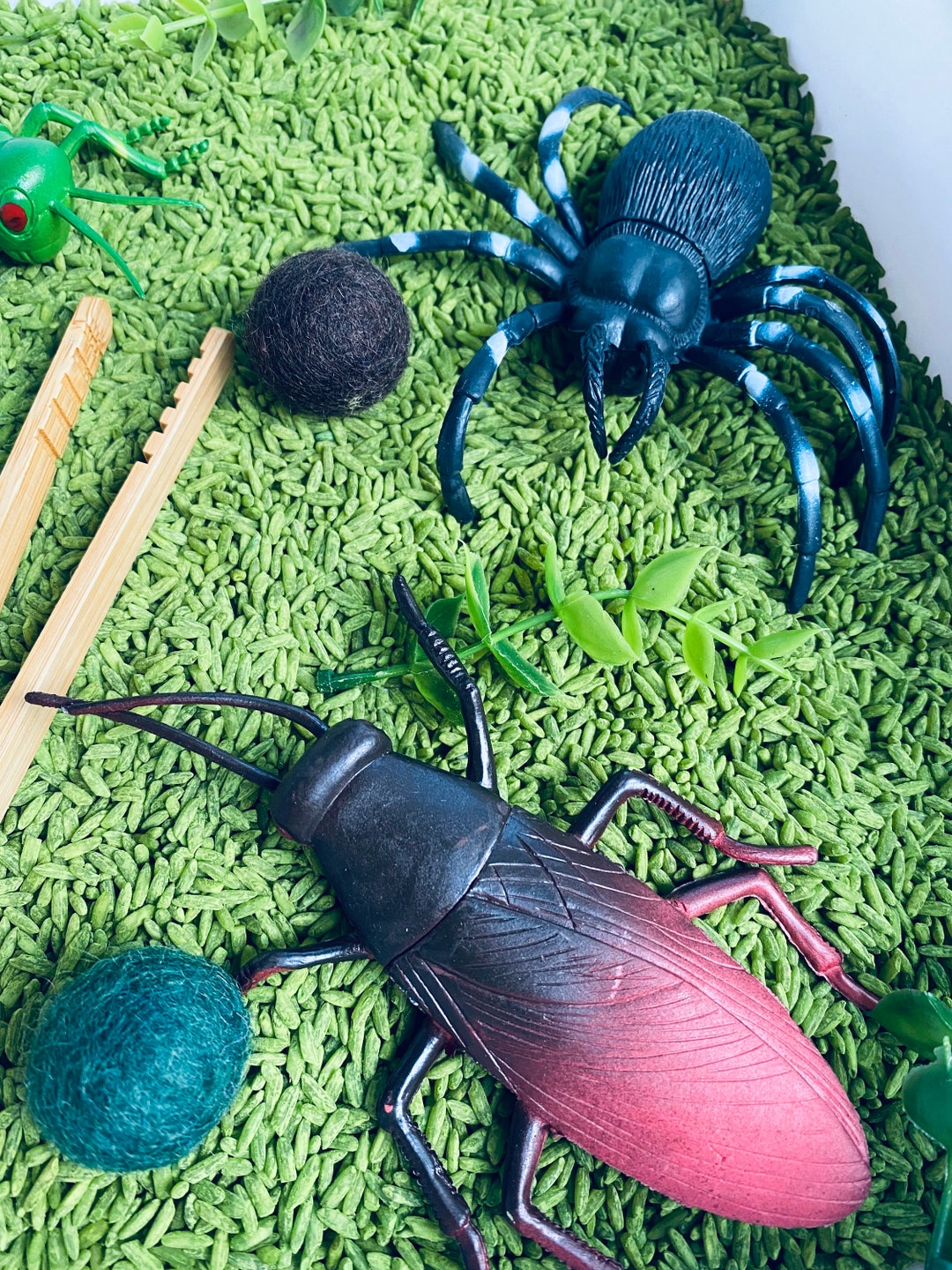Giant Bugs Sensory Bin Kit, Kids Travel Activity - Etsy