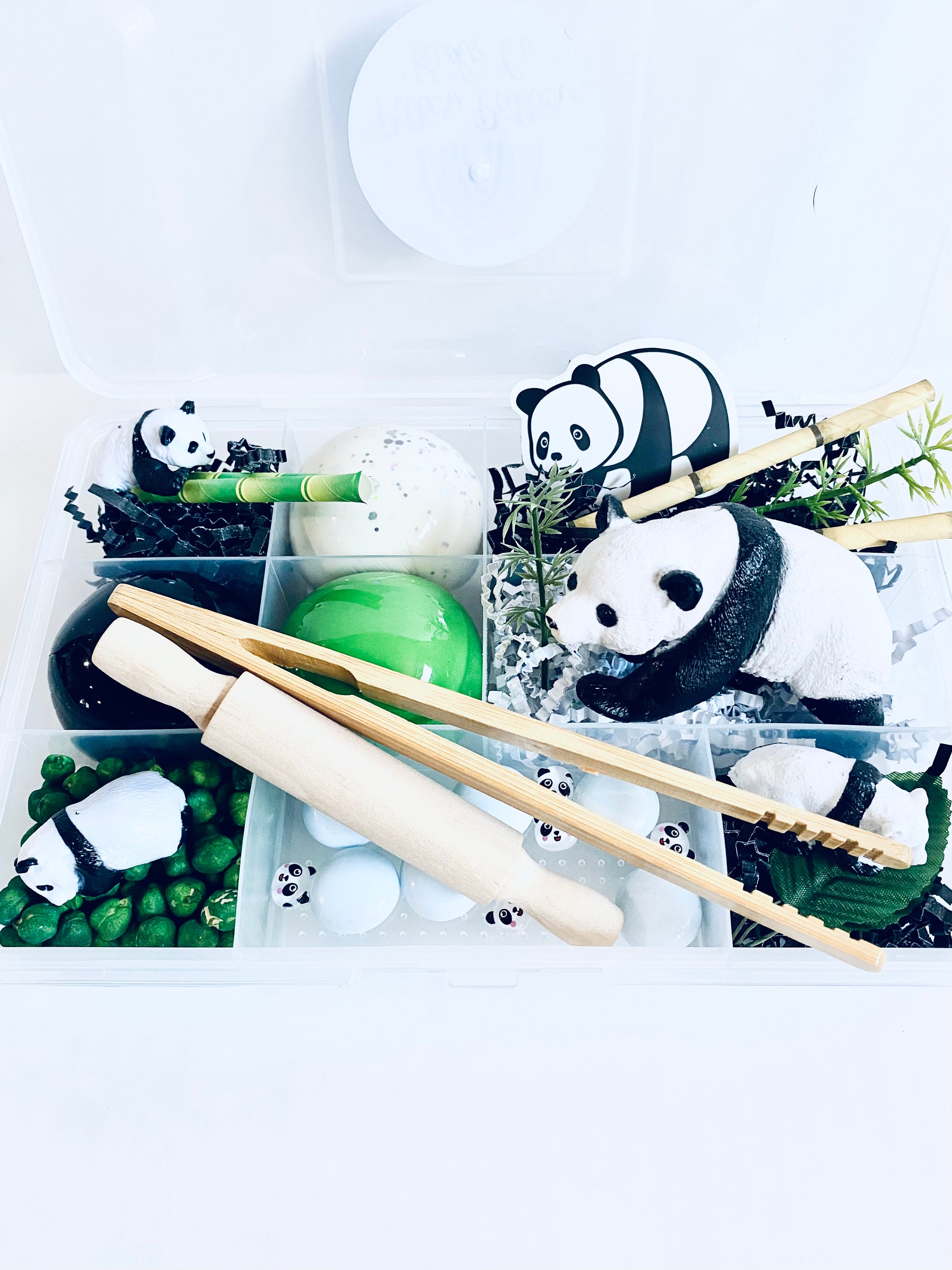 Panda Sensory Kit Play Dough Kit Sensory Bin Kit Sensory - Etsy