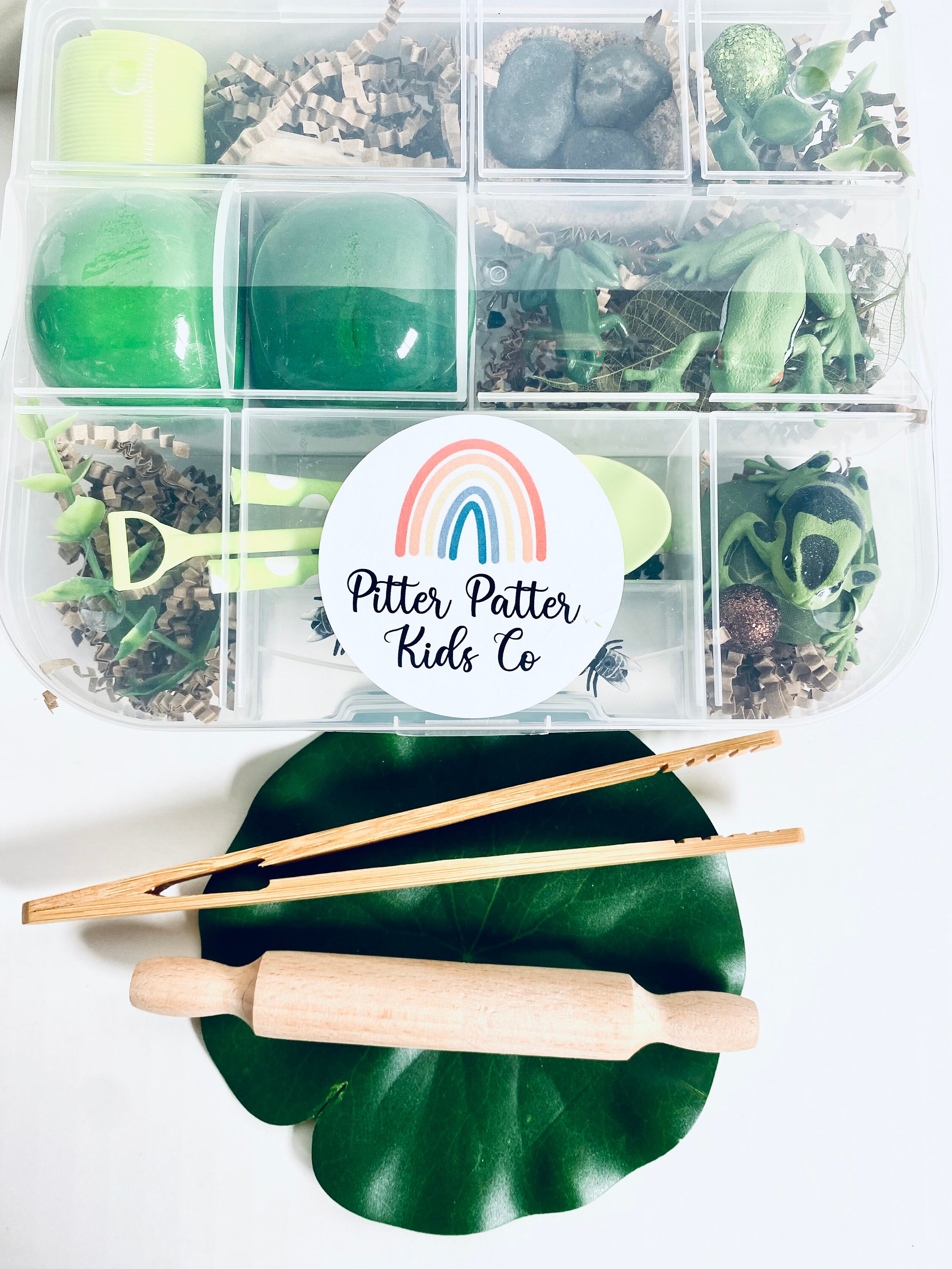 Frog Sensory Kit, Sensory Play, Frog Sensory Kit, Kids Busy Box, Kids ...