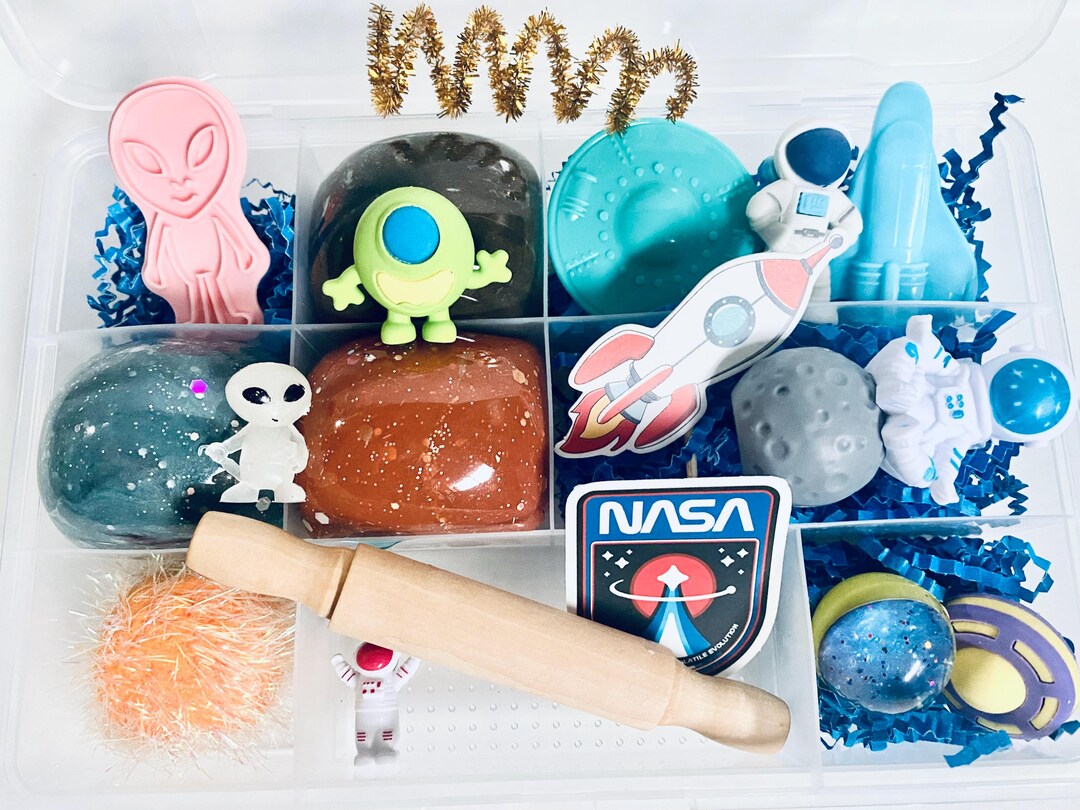 Outer Space Sensory Play Kit, Sensory Box, Gift for Boy, Astronaut ...