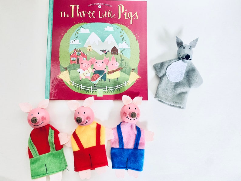 The Three Little Pigs Sensory Play Kit Kids Busy Box Sensory - Etsy