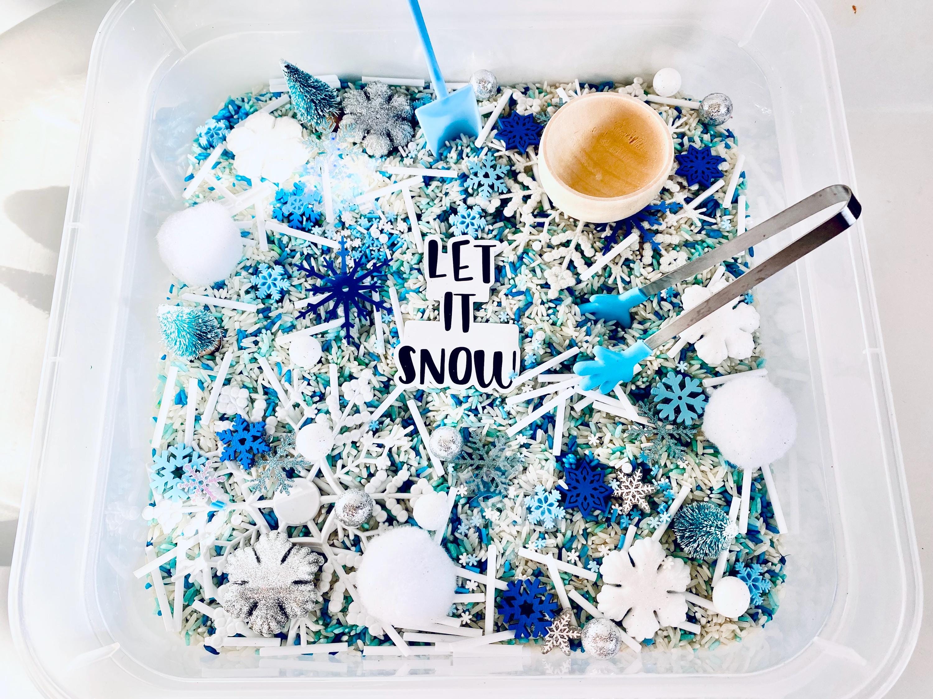 Winter Sensory Kit, Arctic Sensory Play, Snowflakes - Etsy