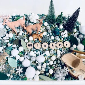 XL Winter Sensory Kit, Winter Sensory Bin, Winter Sensory Play, Kids ...