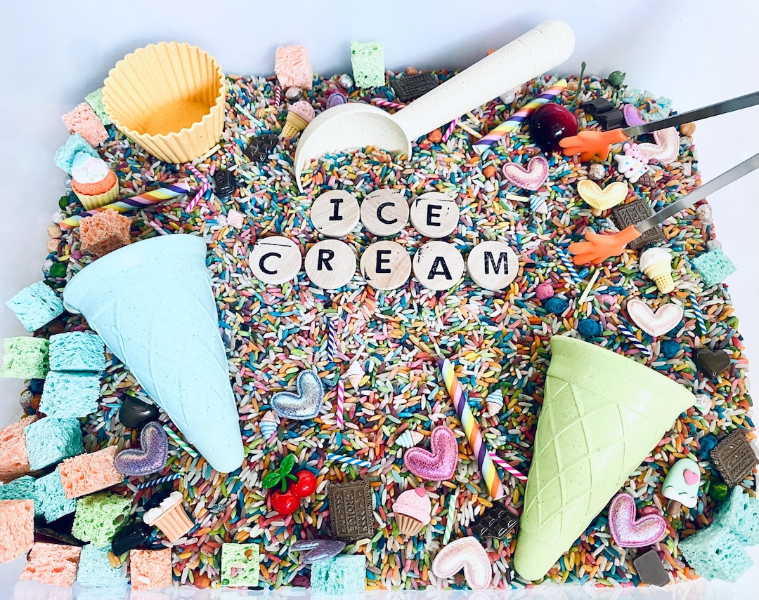 XL Ice Cream Party Sensory Kit, Ice Cream Sensory Play, Ice Cream ...
