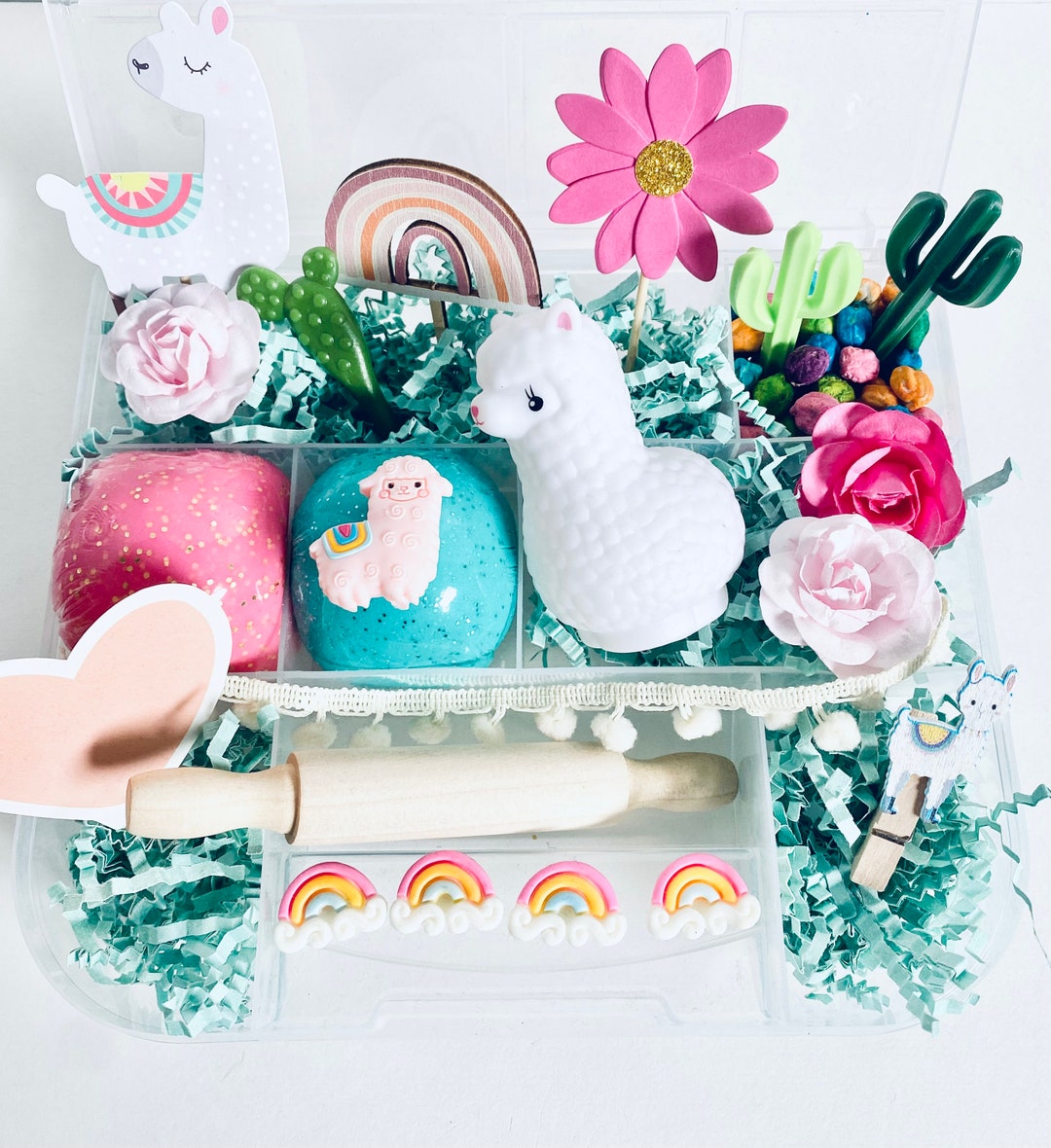 Llama Love Sensory Kit, Sensory Play Kit, Kids Busy Box, Llamas, Kids ...
