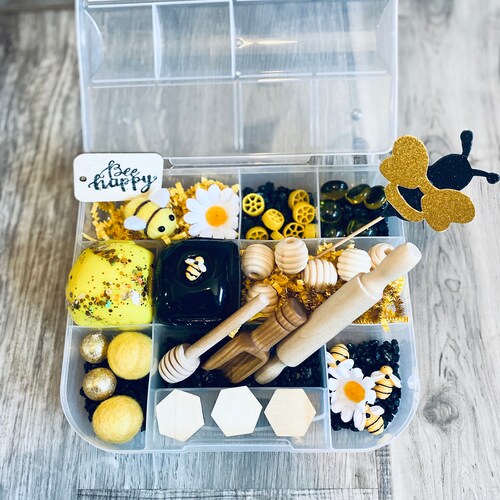 Busy Bee Sensory Kit Kids Busy Box Sensory Bin - Etsy