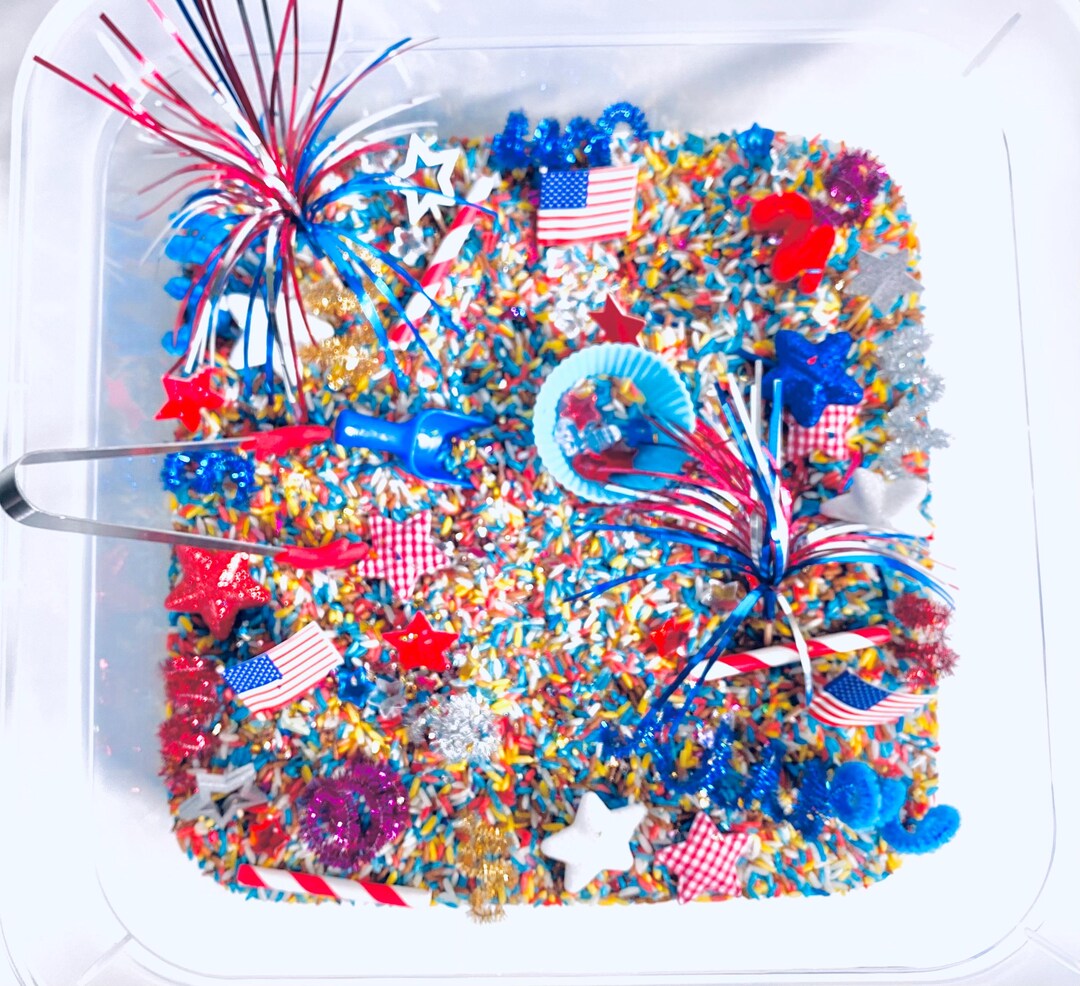 July 4th Sensory Play Kit, 4th of July Sensory Box, Kids Gift, Sensory ...
