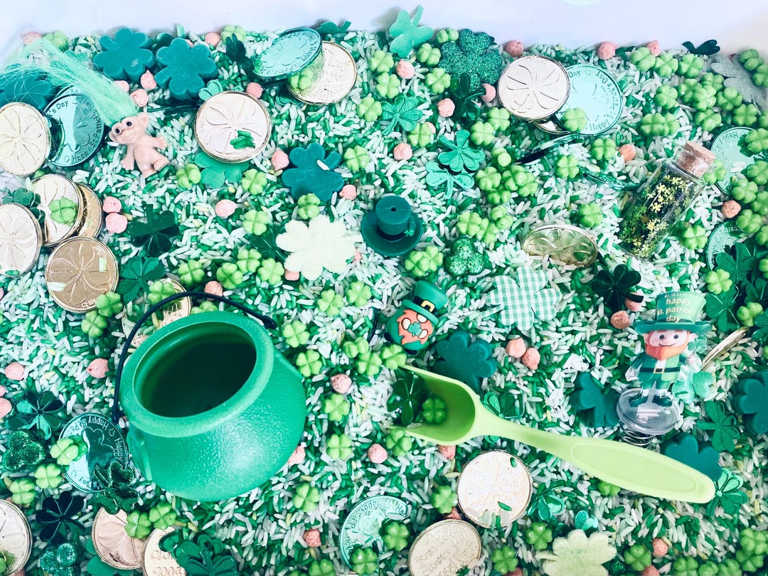 St Patricks Day Sensory Kit, Kids Activity Kit, Sensory Play Bin ...