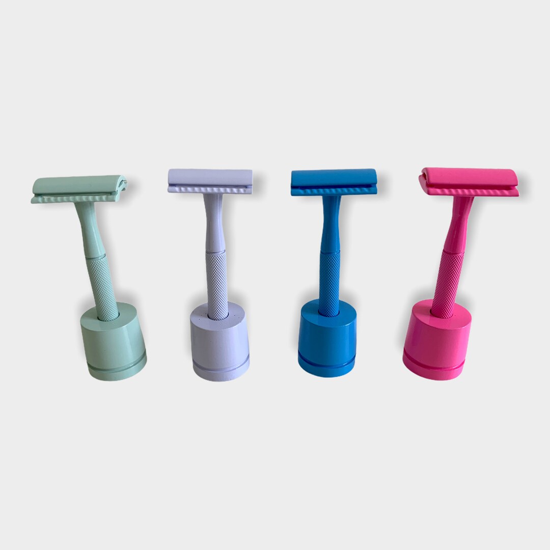 Stainless Steel Unisex Razor Eco Friendly Safety Razor With Stand Zero ...
