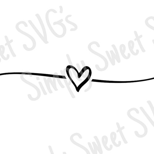 Heart Text Divider SVG Text Divider SVG Heart SVG Png Dxf - Etsy Australia
