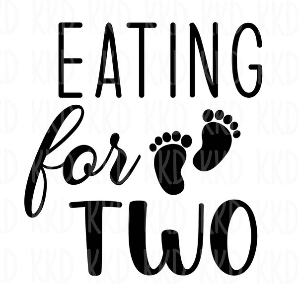 Eating for Two Svg - Etsy