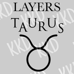 Taurus Energy SVG, Star Signs Svg, Astrology SVG, Big Three SVG, Sun ...