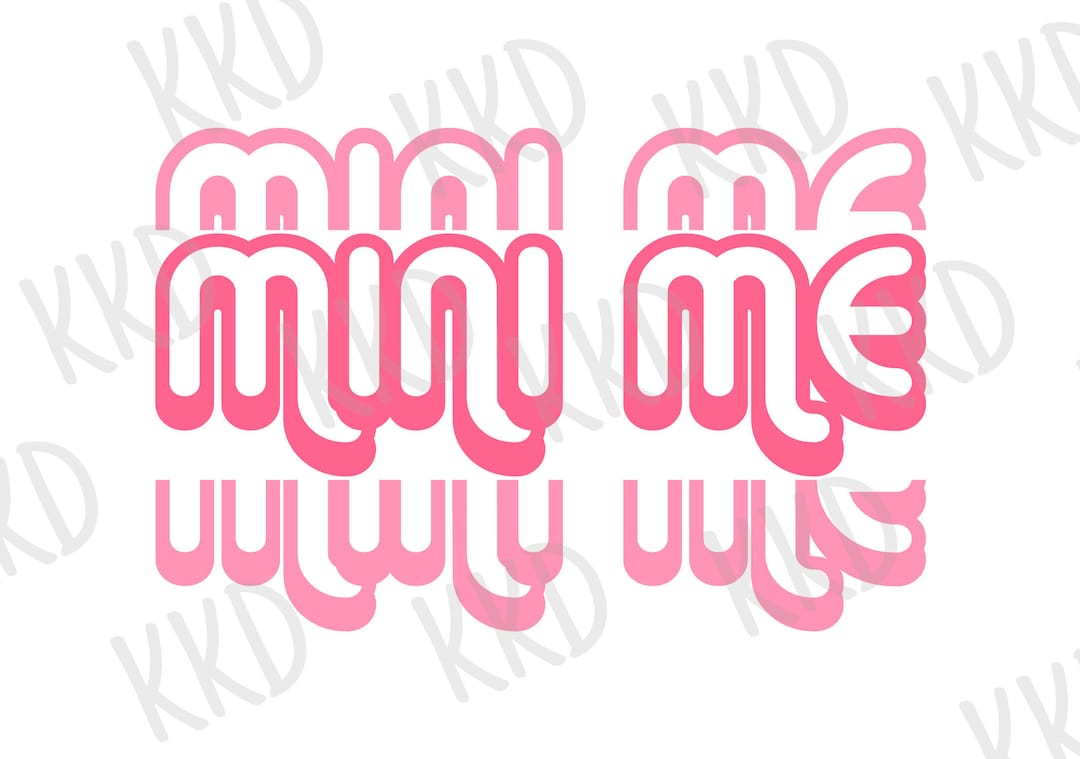 Mini Me SVG, Cricut Silhouette Cameo Cut Files, Instant Download - Etsy