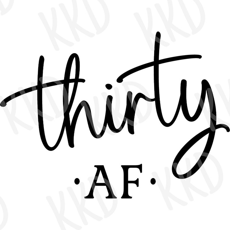 Thirty Af - Etsy