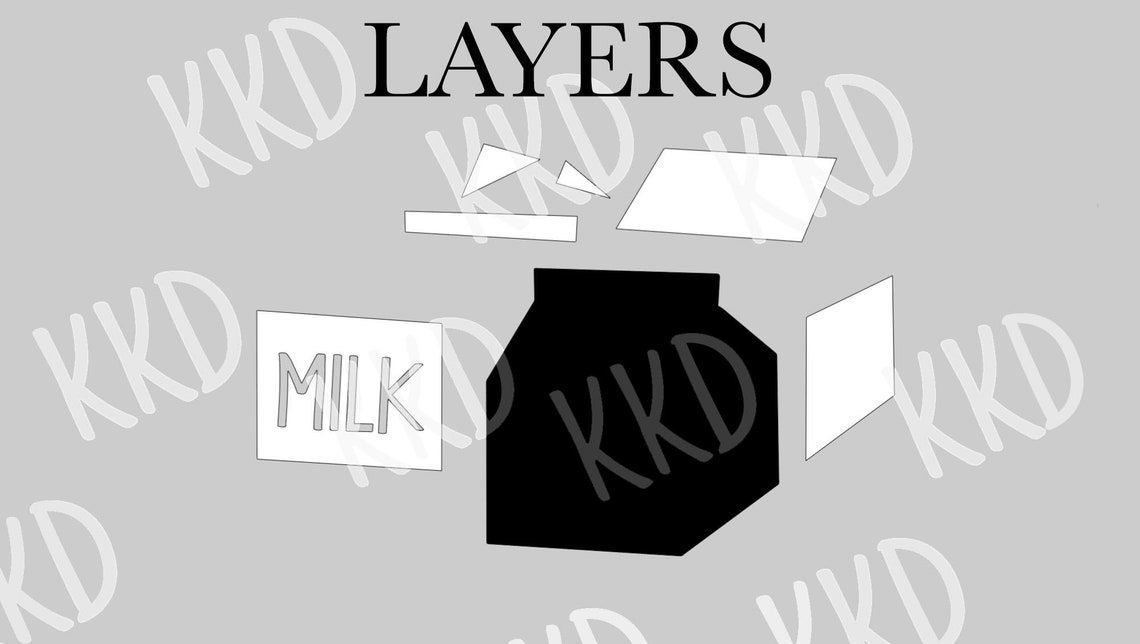 Milk Carton SVG, Clipart Cut Files (digital Download) - Etsy