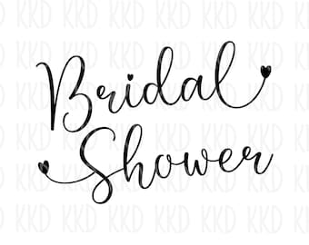 Bridal Shower Svg - Etsy