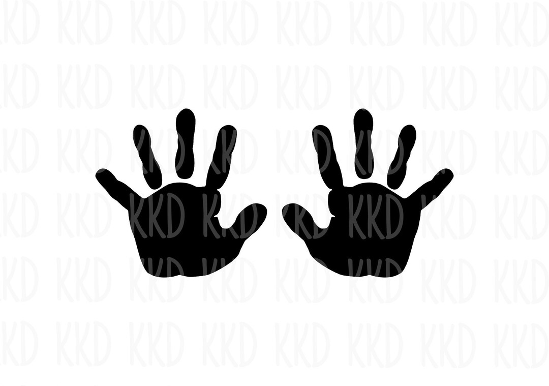 Handprints SVG Kids Handprints SVG Hands SVG Hands Clipart - Etsy Hong Kong