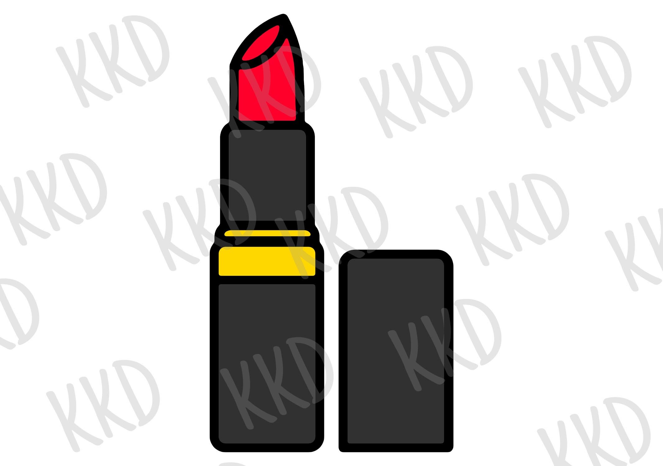 Lipstick SVG Lipgloss SVG Makeup SVG Makeup Clipart - Etsy