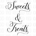 Sweets and Treats SVG, Dessert Svg, Wedding SVG, Marriage SVG, Wedding ...