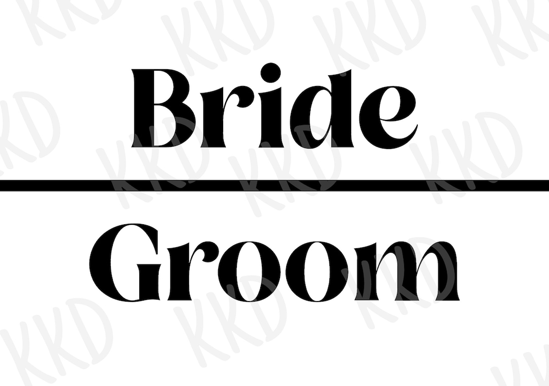 Bride SVG, Groom SVG, Wedding SVG, Couple Newlywed Matching Shirt ...