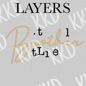 Little Brother SVG, Little Brother Quote, Baby Announcement, Coming ...