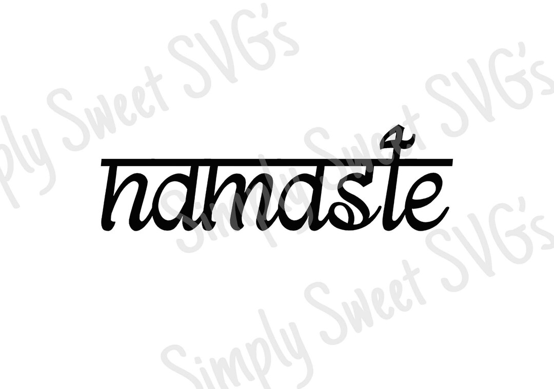 Namaste SVG, Namaste Quote, Namaste Clipart, Hindi SVG, Svg, Png, Dxf ...