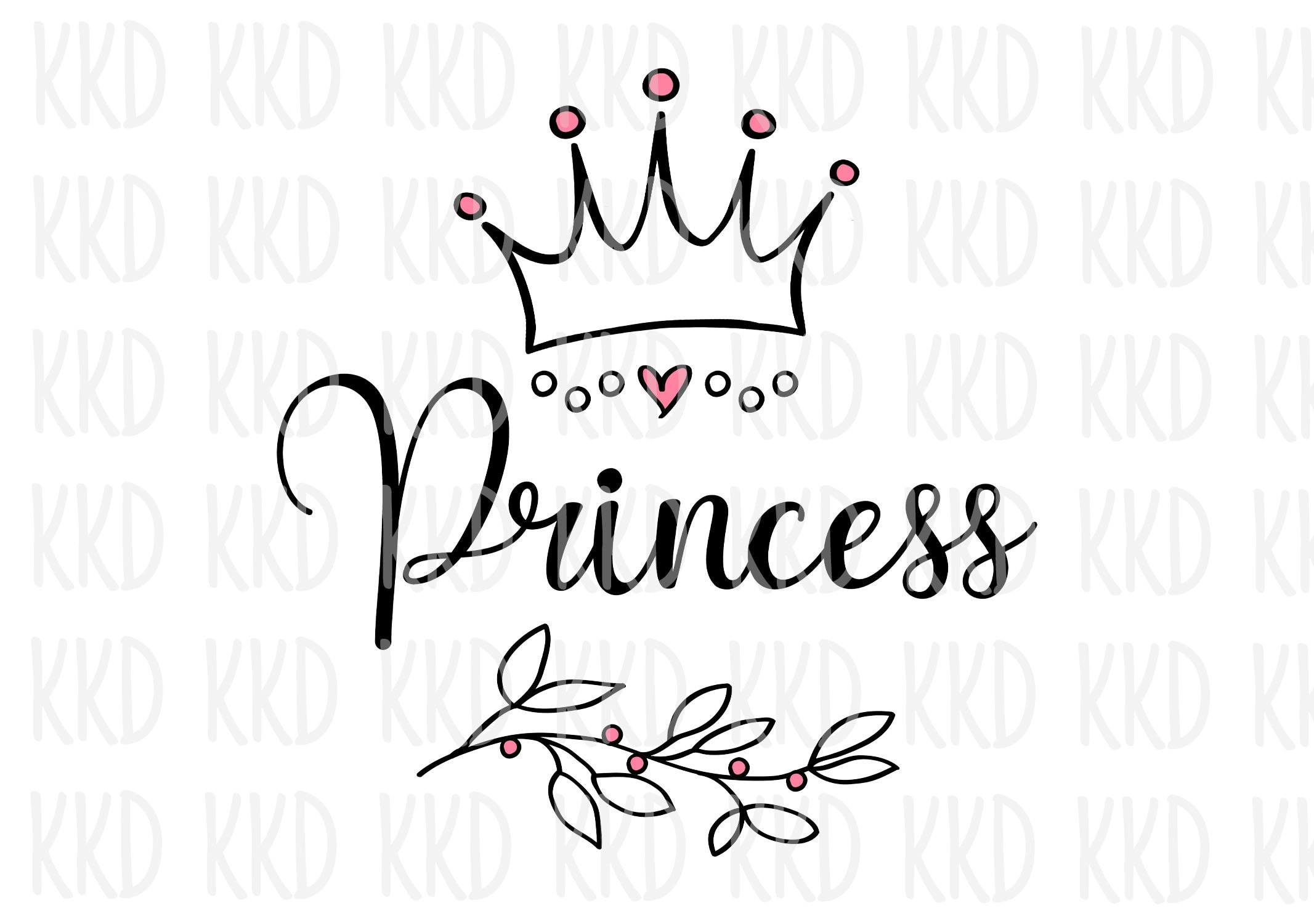 Princess SVG Princess Png Princess Silhouette Crown SVG - Etsy