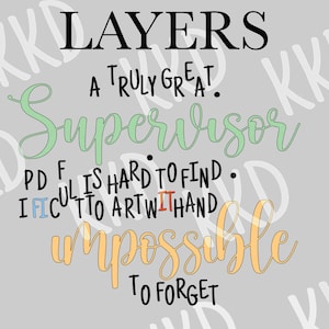 A Great Supervisor SVG, Supervisor Quote, Supervisor Sign, Retirement ...