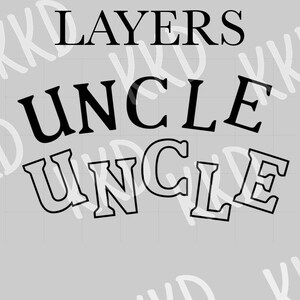 Funny Uncle Quote SVG: Family Design for Cricut & Silhouette (digital ...