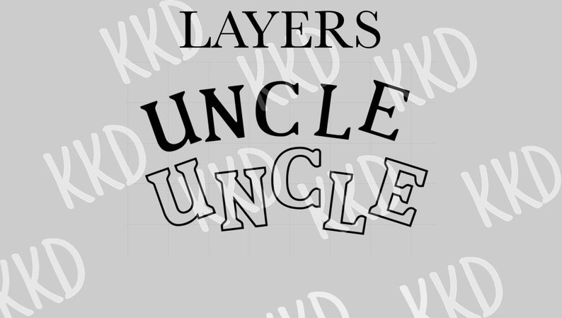 Uncle SVG Uncle Cricut Silhouette Cameo Cut Files Digital - Etsy