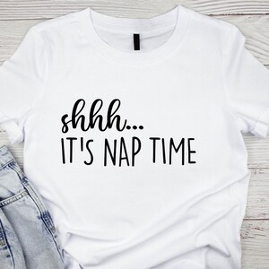 Shhh It's Nap Time SVG, Baby SVG, Sleep Quote, Cricut Cut File, Silhouette Cut File, Instant ...