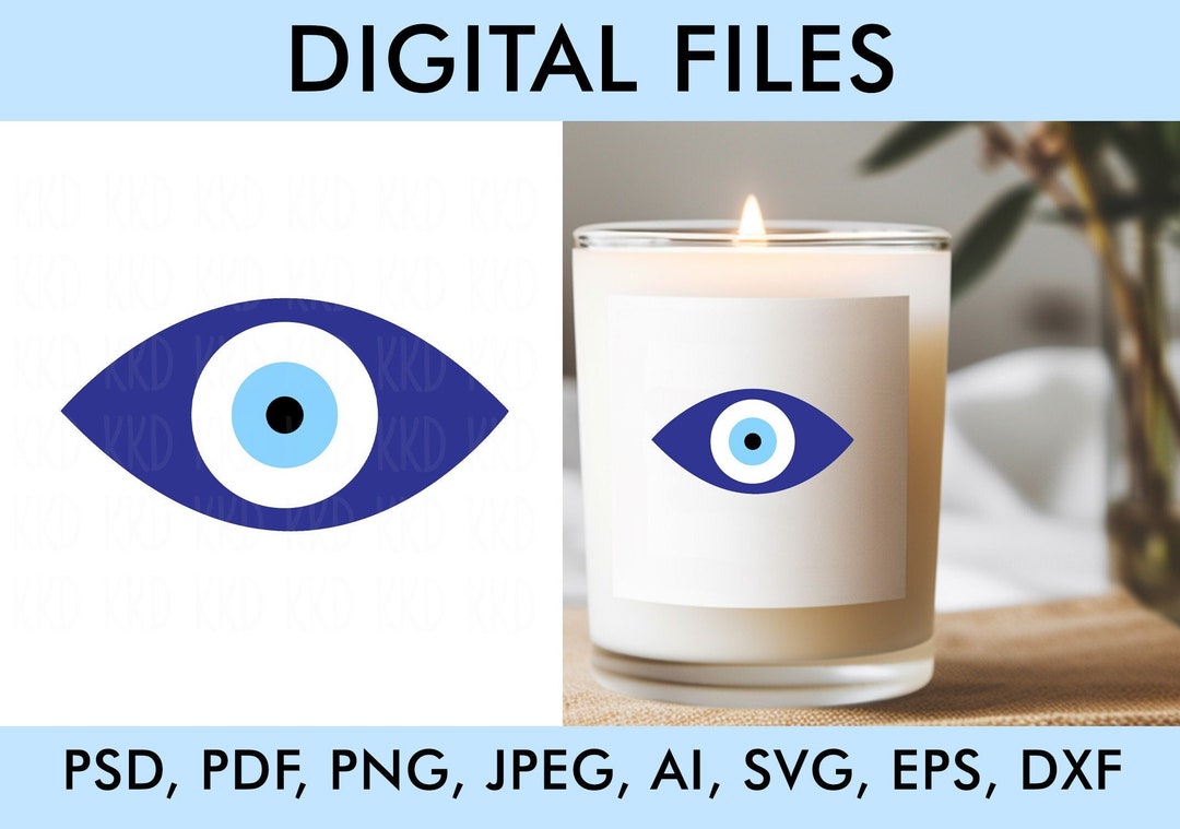 Evil Eye SVG, Round Evil Eye, SVG, Turkish Evil Eye SVG, Png, Dxf ...