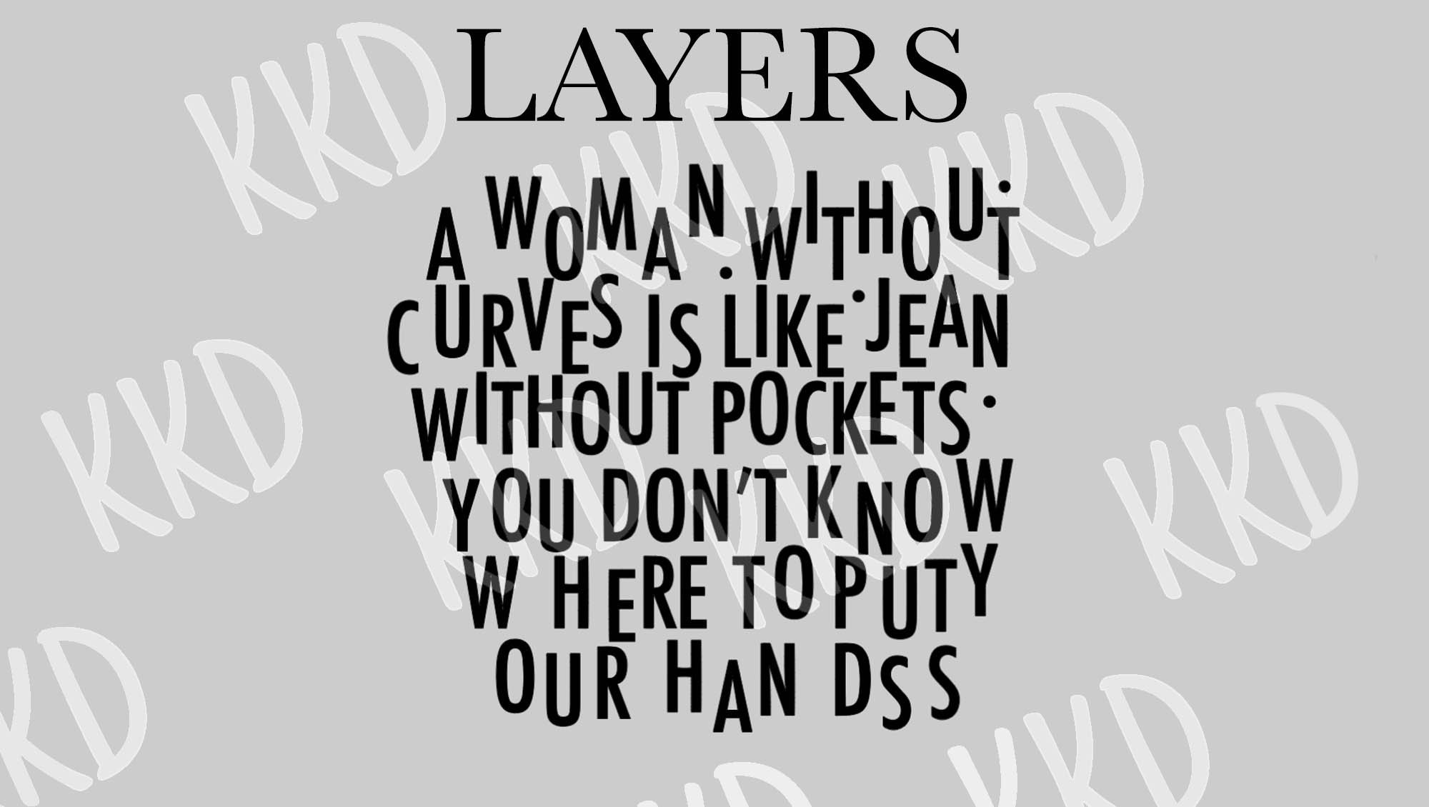 A Woman Without Curves SVG Funny SVG Funny Quote Curvy Girl | Etsy